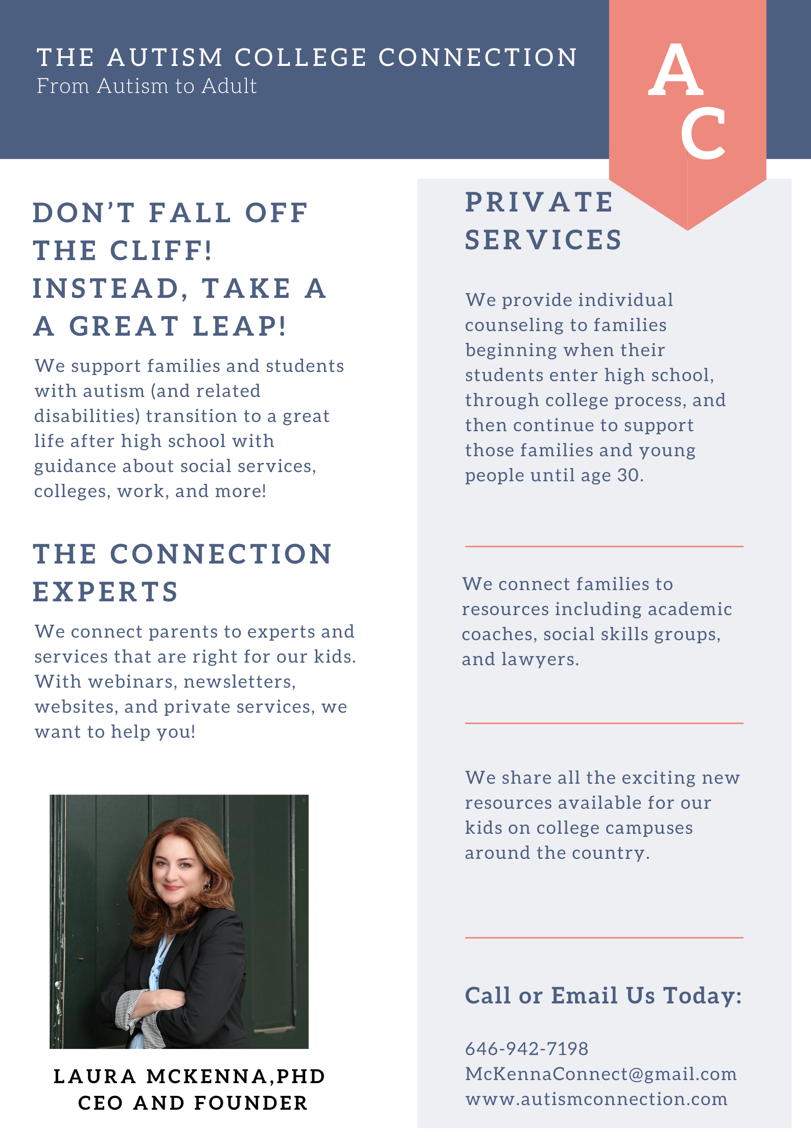 Upcoming Events – The Autism College Connection