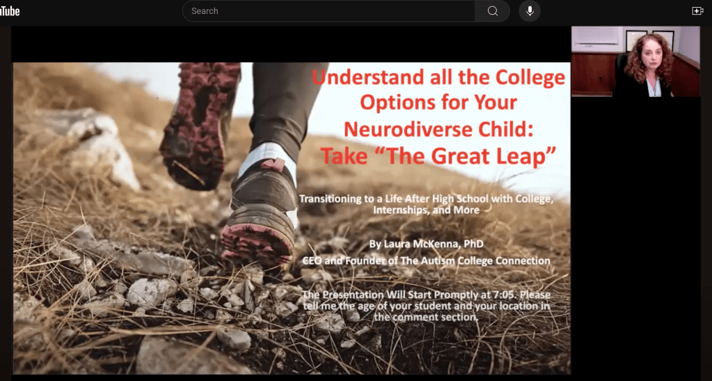 Speaking – The Autism College Connection